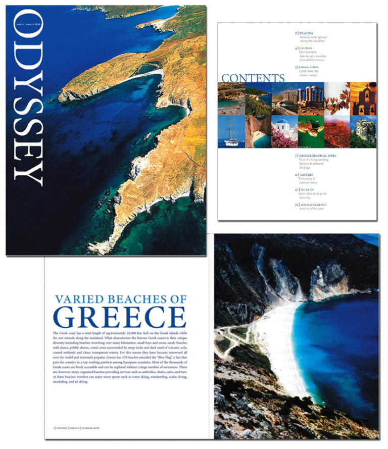 Odyssey Magazine Layout - Lauren Blyskal Graphic Design + Photography